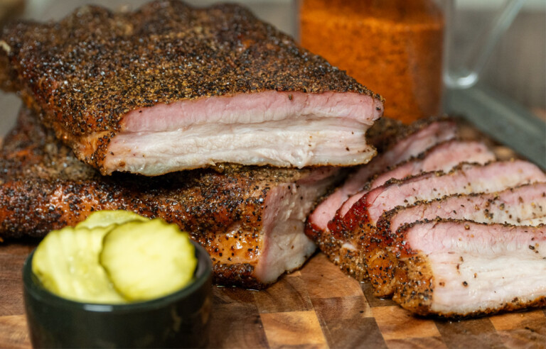 Smoked Pork Belly Texas-Style - Smoked BBQ Source