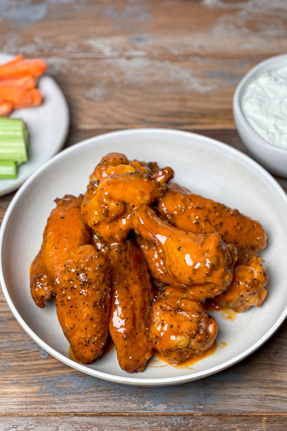 The Best Smoked Buffalo Hot Wings With Crispy Skin