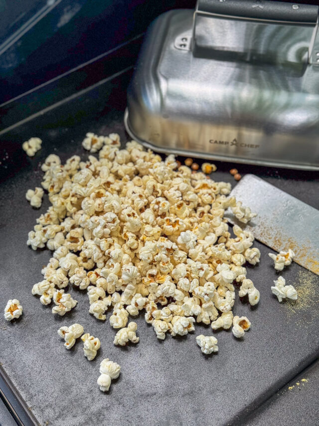 Popcorn on the Griddle (Blackstone Popcorn) - Smoked BBQ Source