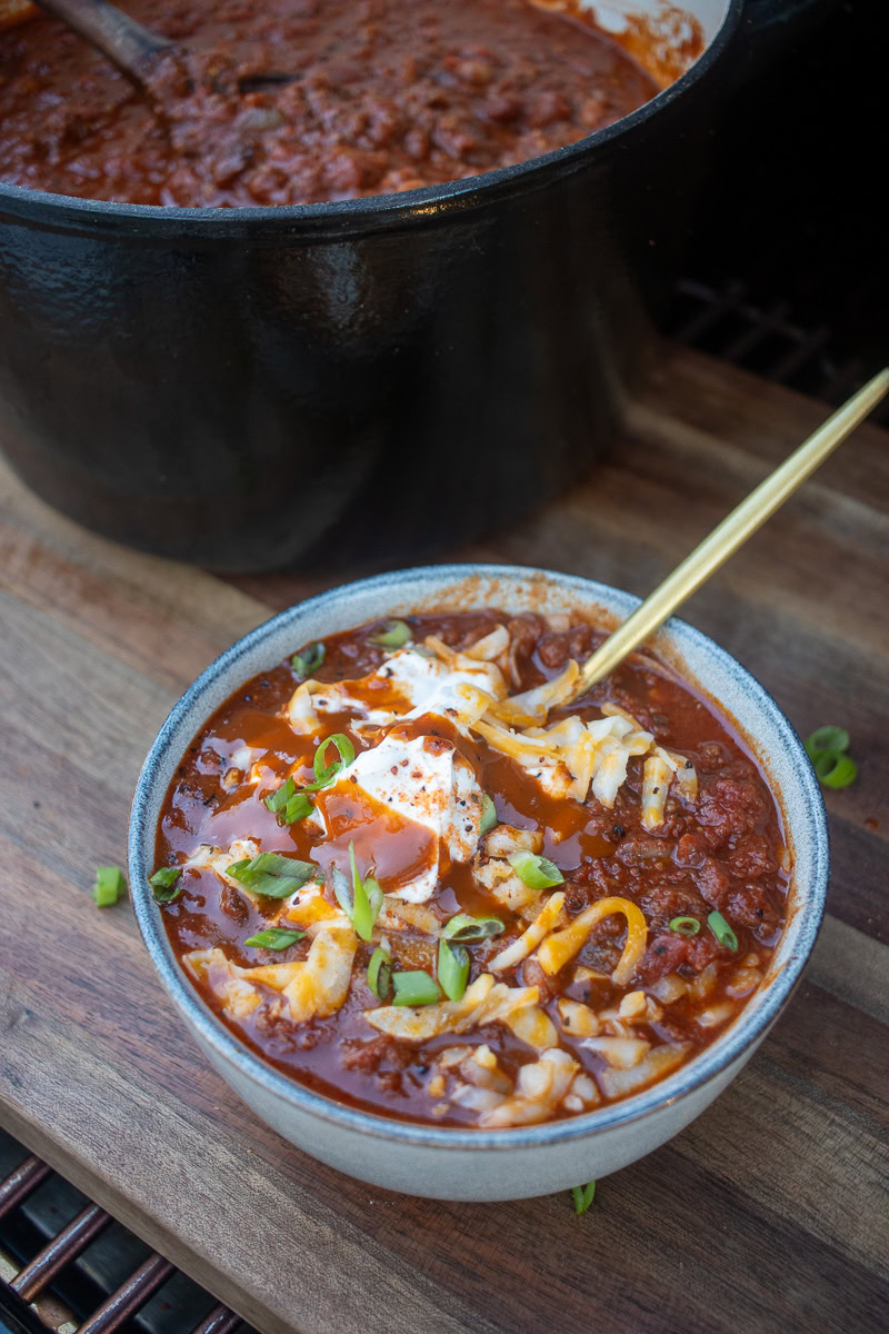 Smoked Over the Top Chili - Smoked BBQ Source