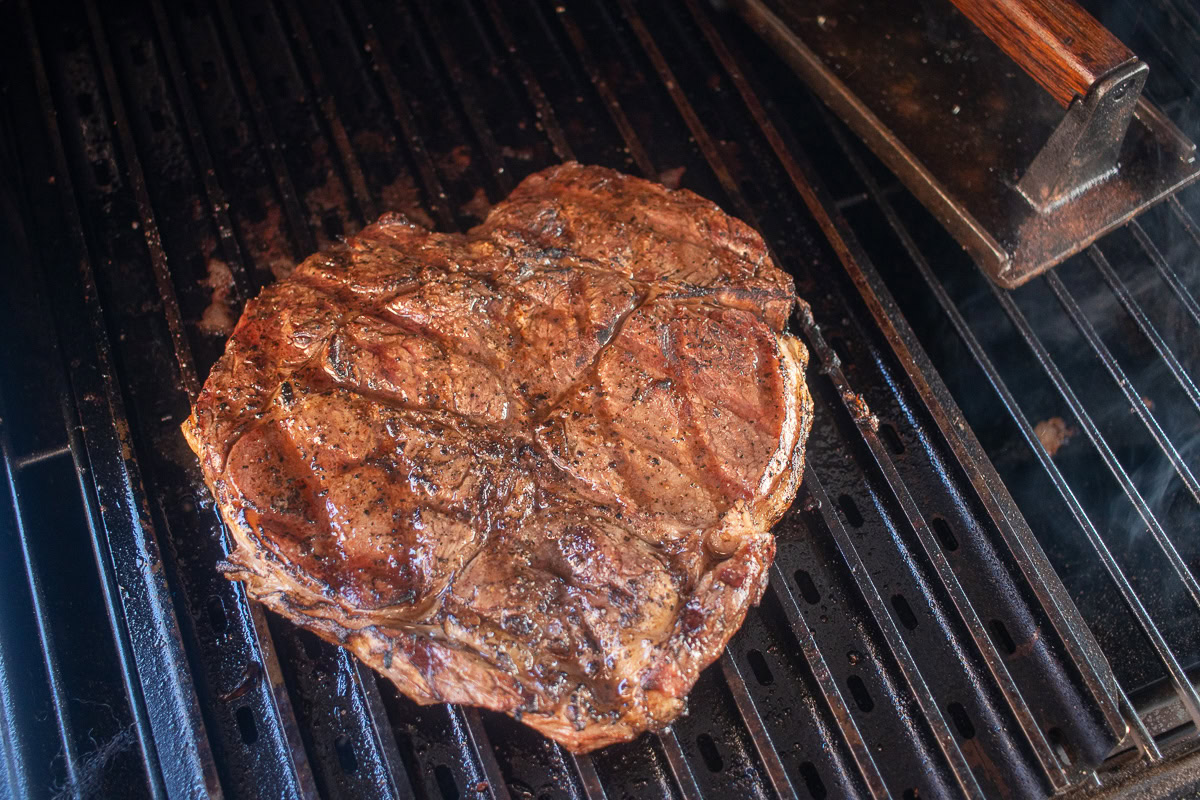 Heart-Shaped Ribeye Steak Dinner on the Grill - Smoked BBQ Source