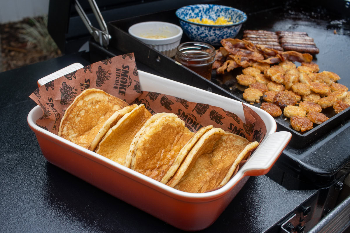 Pancake Breakfast Tacos on the Griddle - Smoked BBQ Source