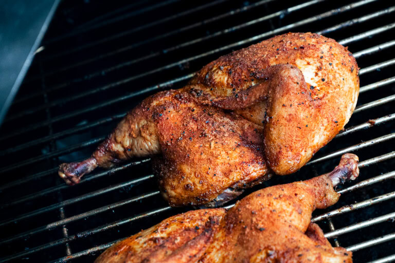 Juicy Competition-Style Smoked Chicken Halves - Smoked BBQ Source