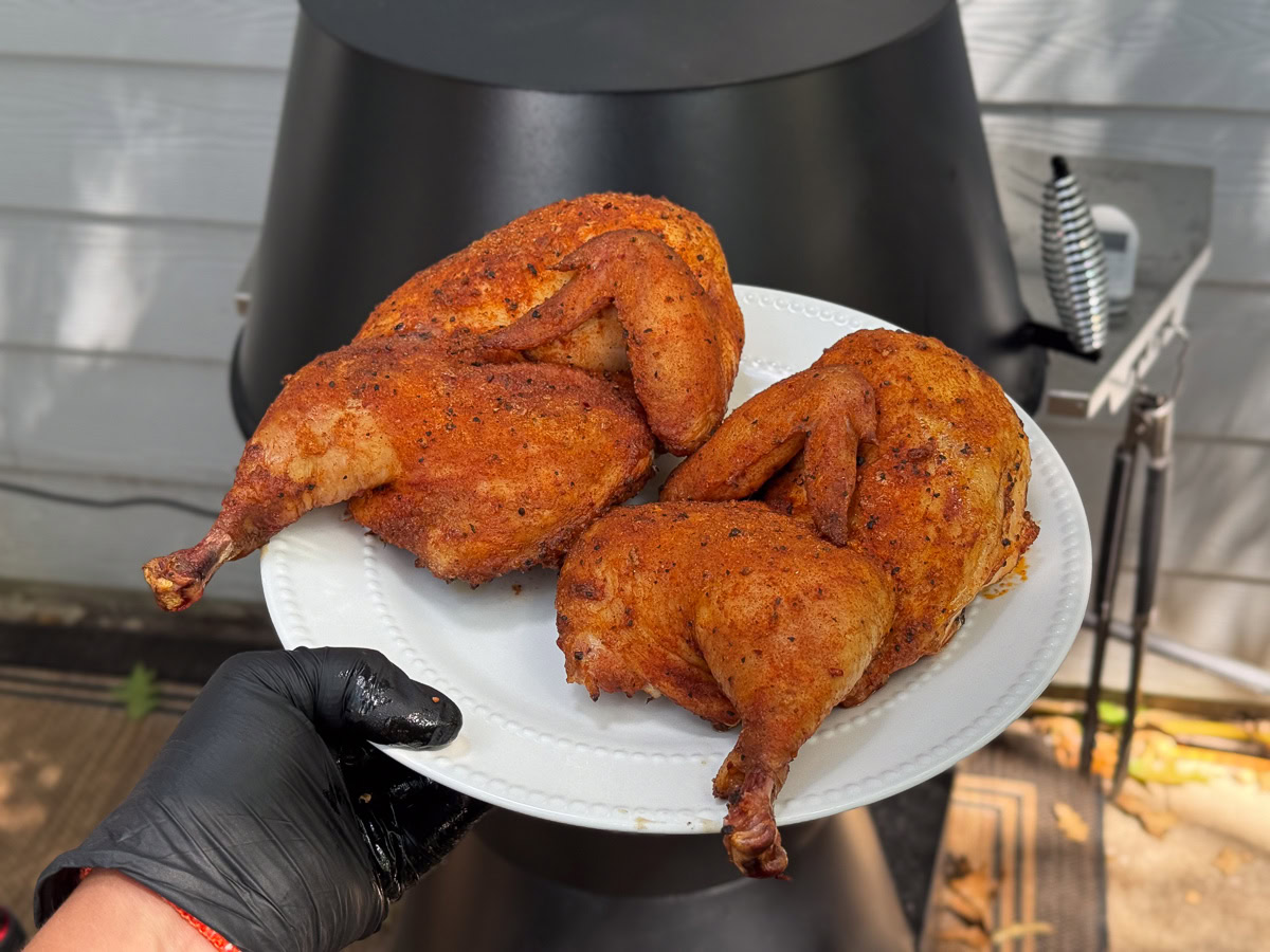 Juicy Competition-Style Smoked Chicken Halves - Smoked BBQ Source