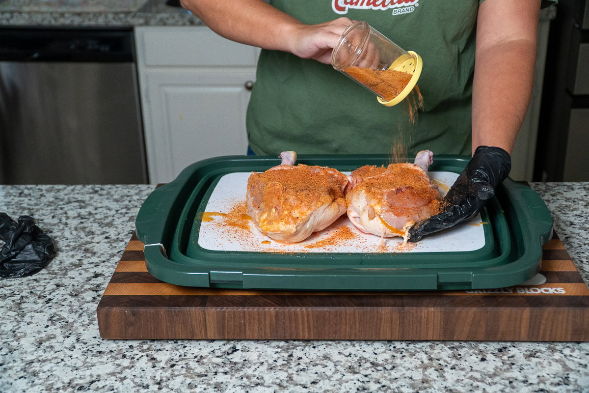 Juicy Competition-Style Smoked Chicken Halves - Smoked BBQ Source