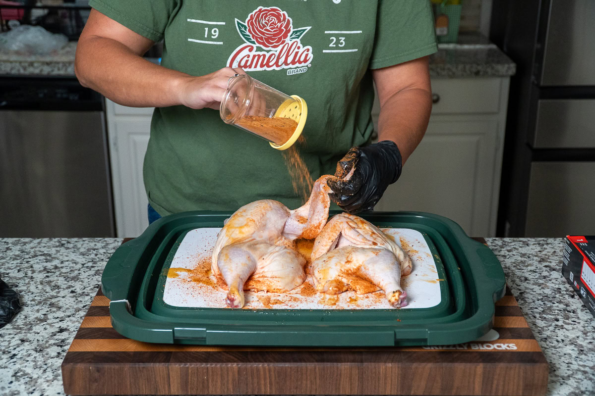 Juicy Competition-Style Smoked Chicken Halves - Smoked BBQ Source