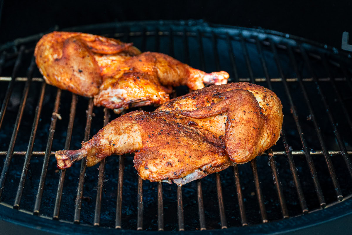 Juicy Competition-Style Smoked Chicken Halves - Smoked BBQ Source
